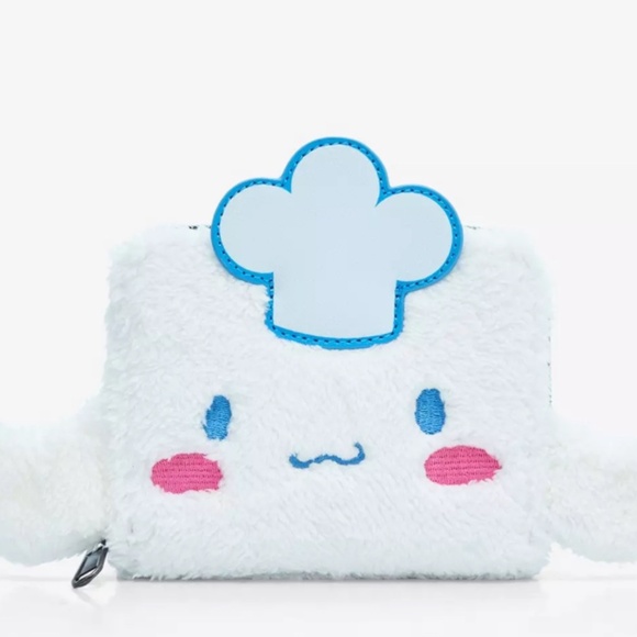 Loungefly | Bags | Loungefly Cinnamoroll Chef Fluffy Wallet Sanrio ...